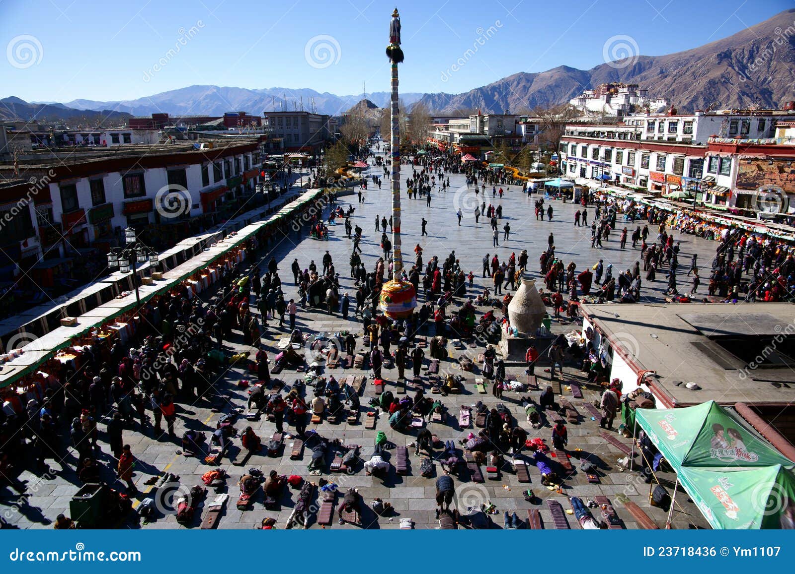 El templo de Jokhang foto editorial. Imagen de princesa - 23718436