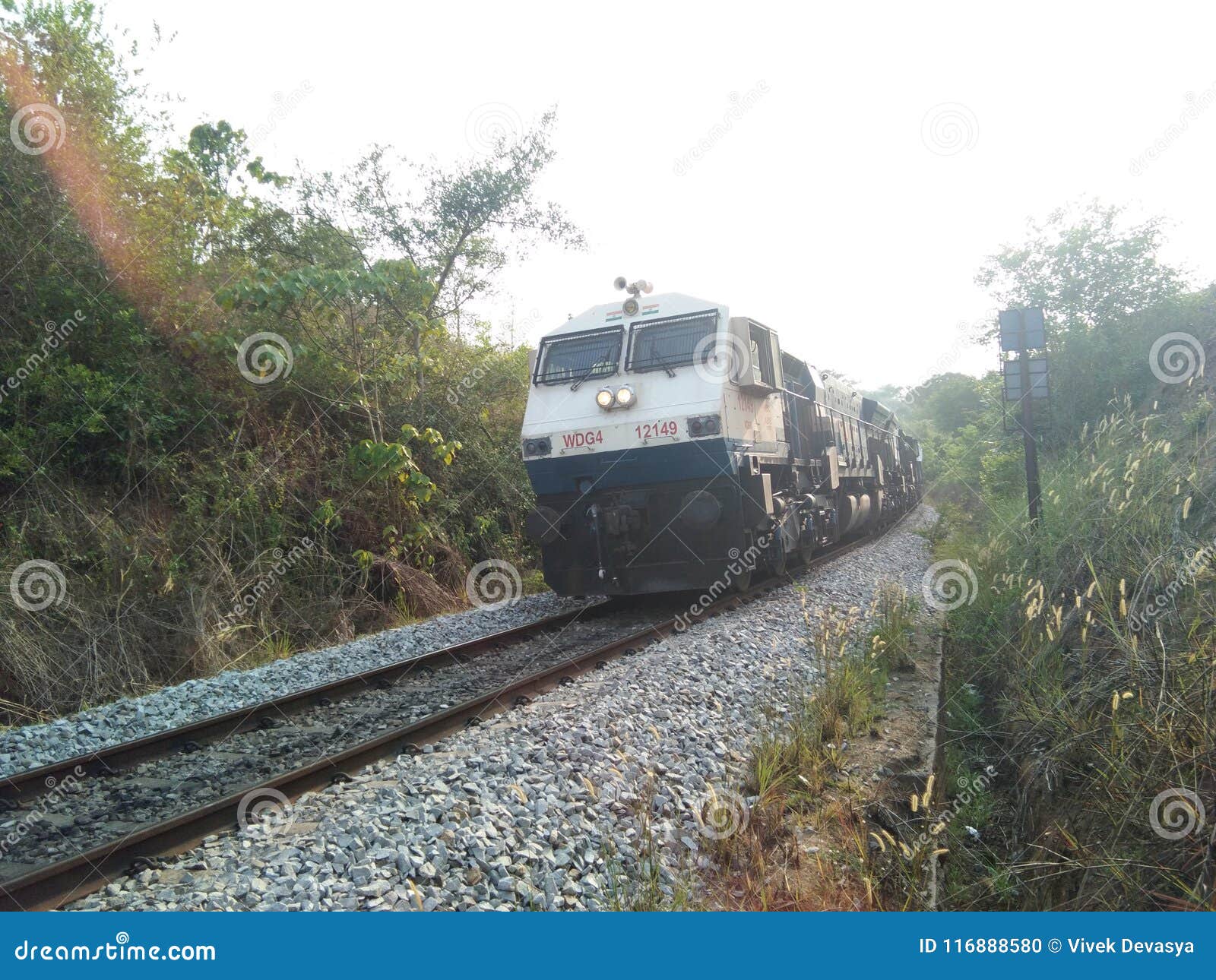 El tren llega imagen editorial. Imagen de aislamiento - 116888580