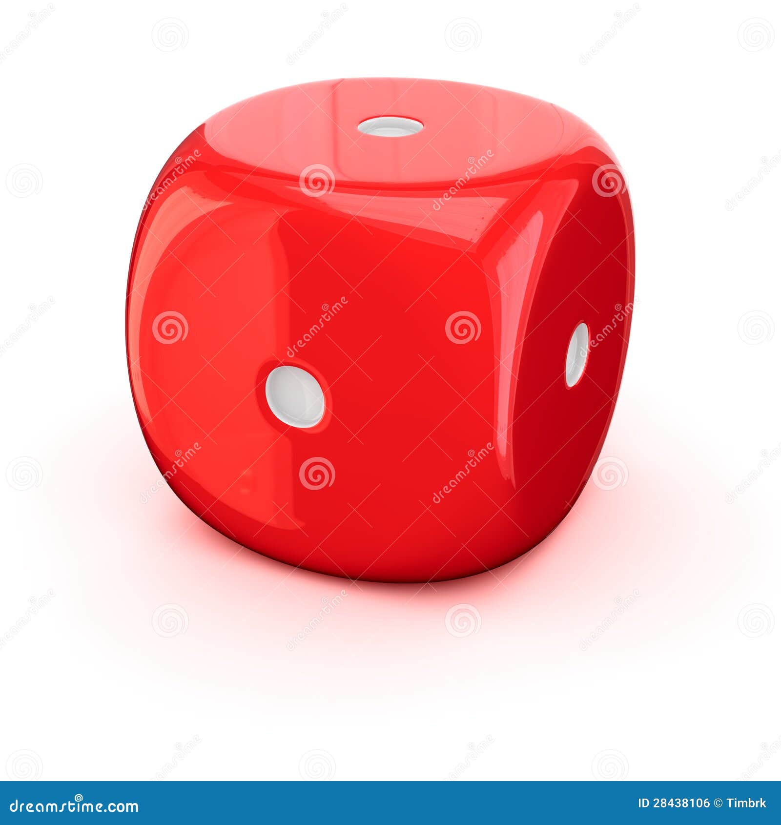 El un dado stock de ilustración. Ilustración de plano - 28438106