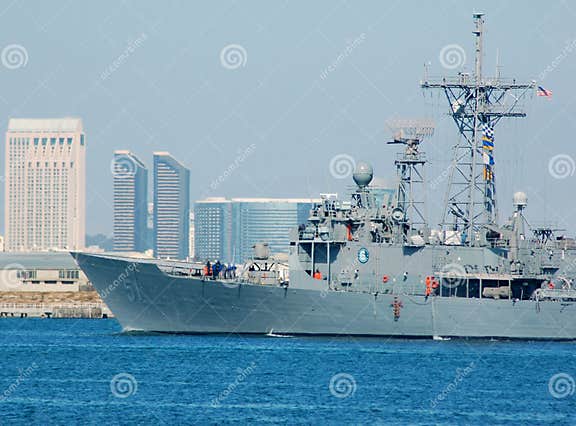 El USS Gary (FFG-51) foto de archivo. Imagen de nazism - 15519252