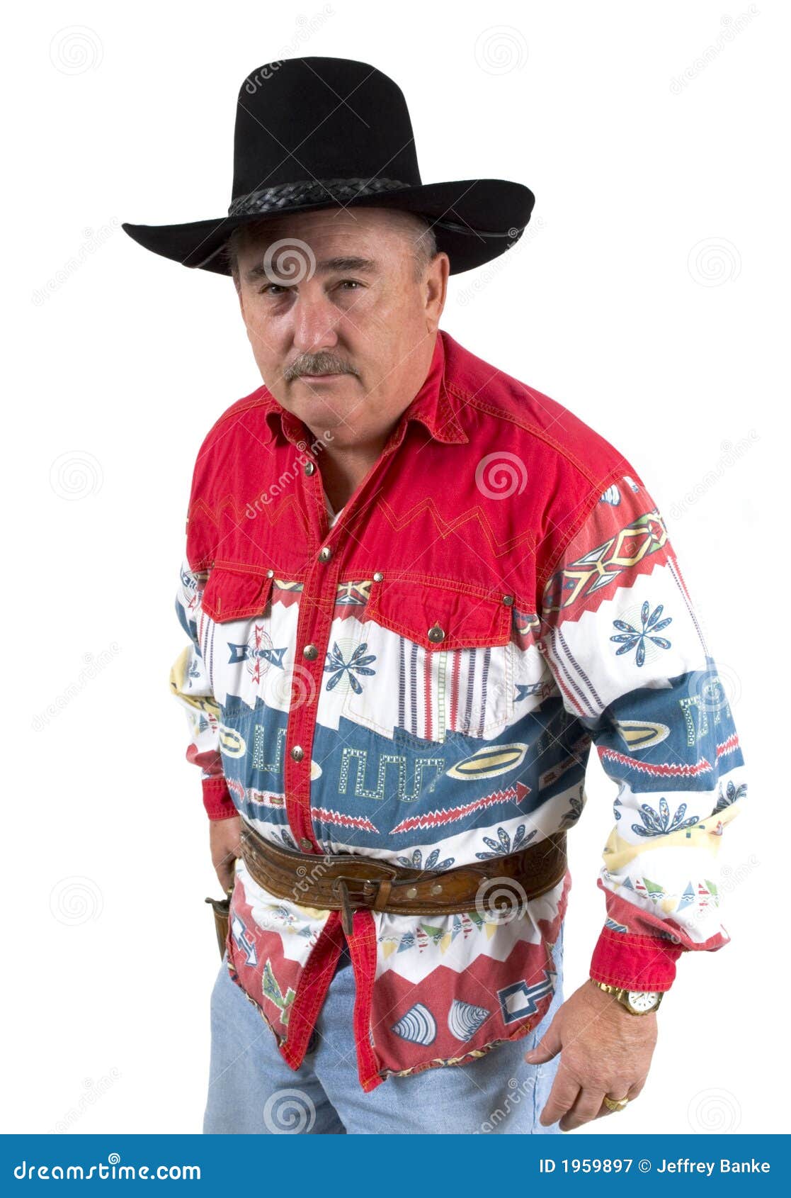 El vaquero va para su arma imagen de archivo. Imagen de vaquero - 1959897