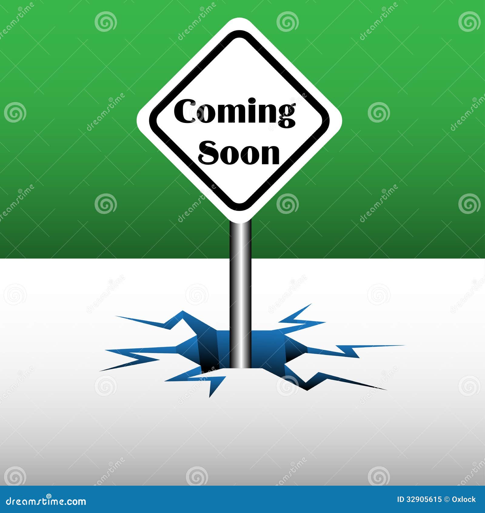 El venir pronto placa ilustración del vector. Ilustración de llegar ...