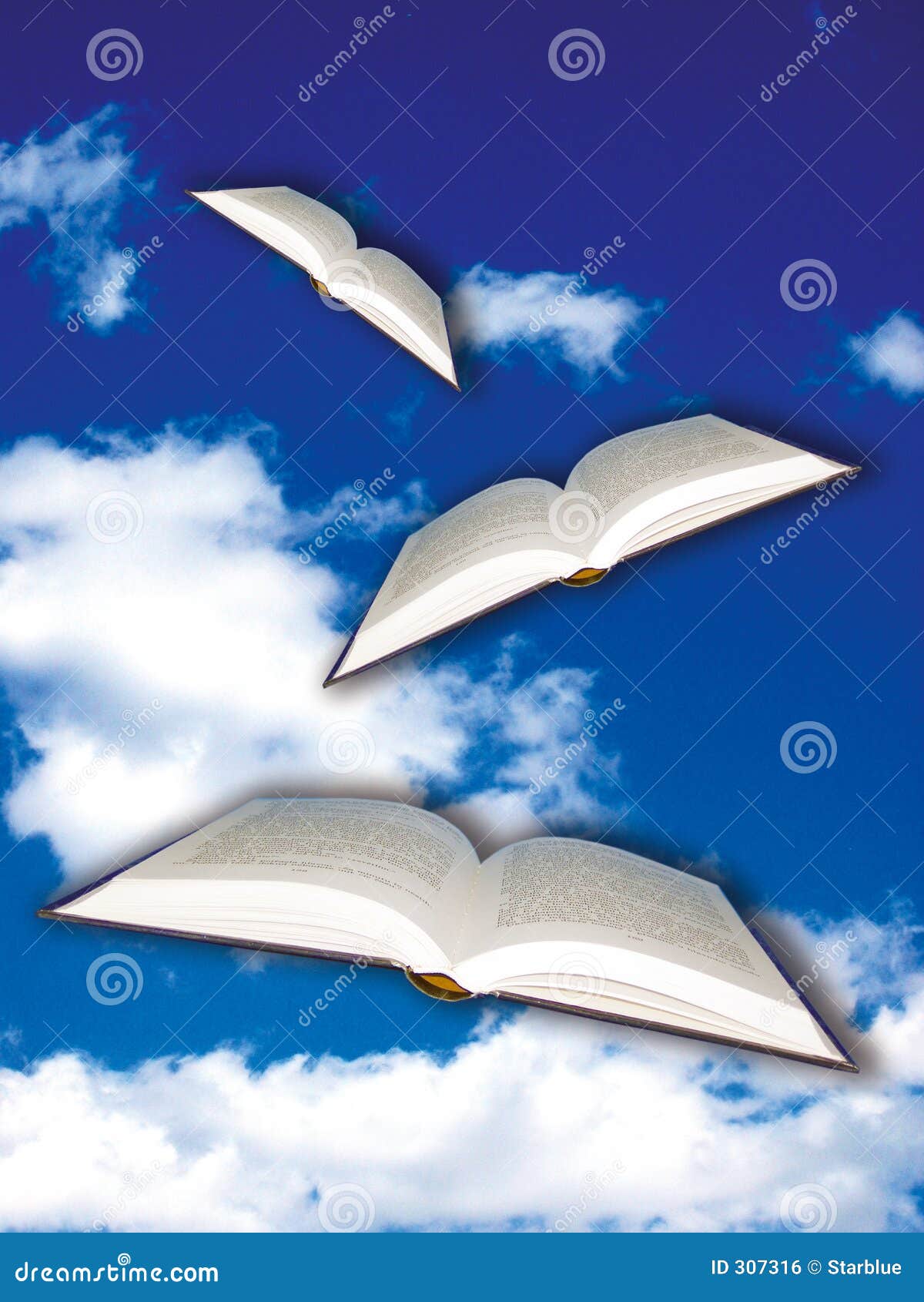 El volar de los libros stock de ilustración. Ilustración de editorial ...