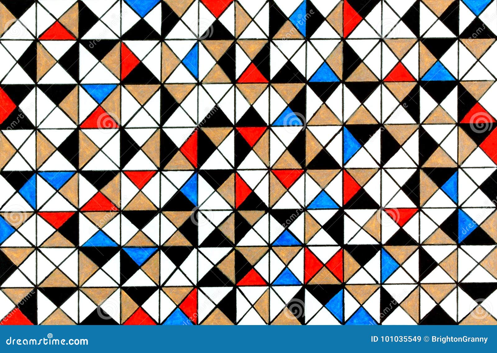 Elaborate Geometric Pattern. Stock Illustration - Illustration of ...
