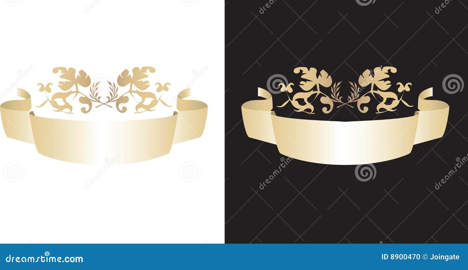 Elaborate gold scroll stock vector. Illustration of frame - 8900470