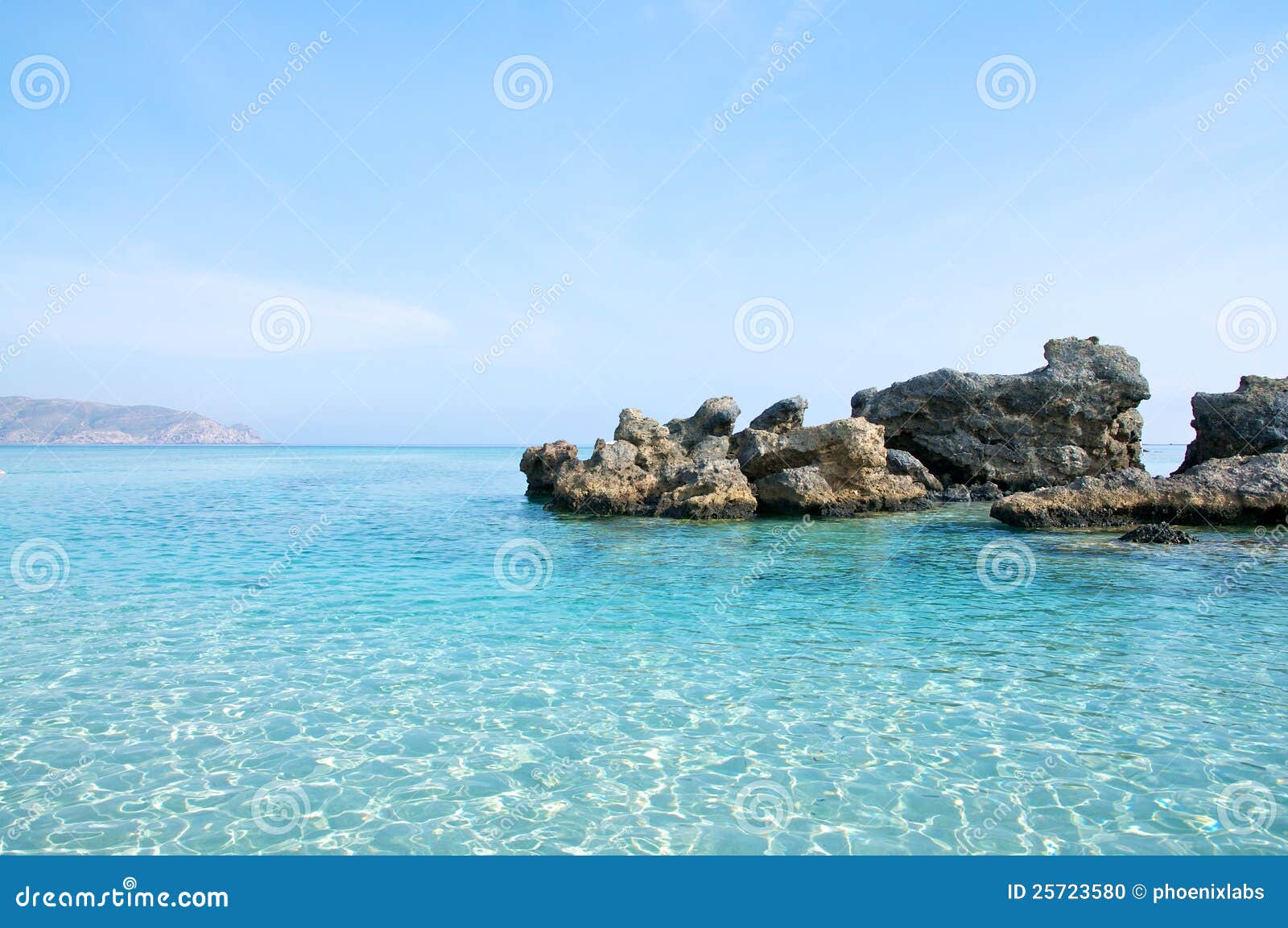 Elafonisi beach, Crete stock photo. Image of greece, elafonisi - 25723580