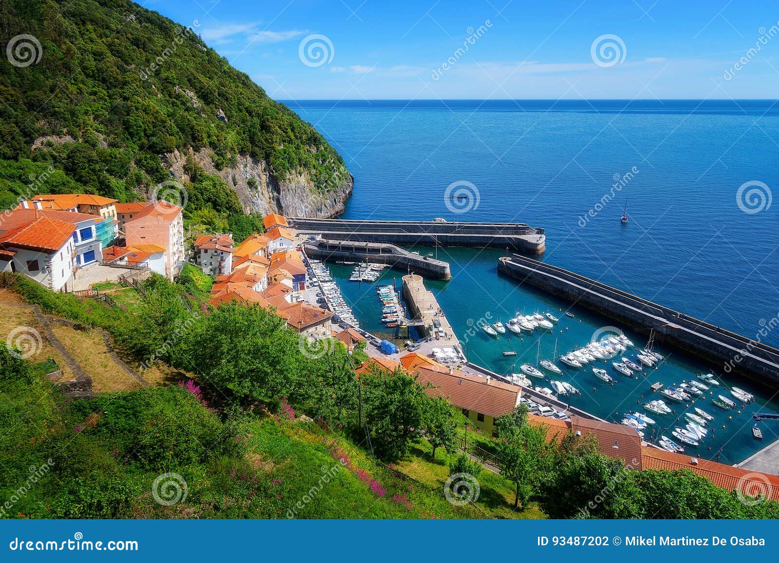 Elantxobe Village in Basque Country Stock Photo - Image of traditional ...