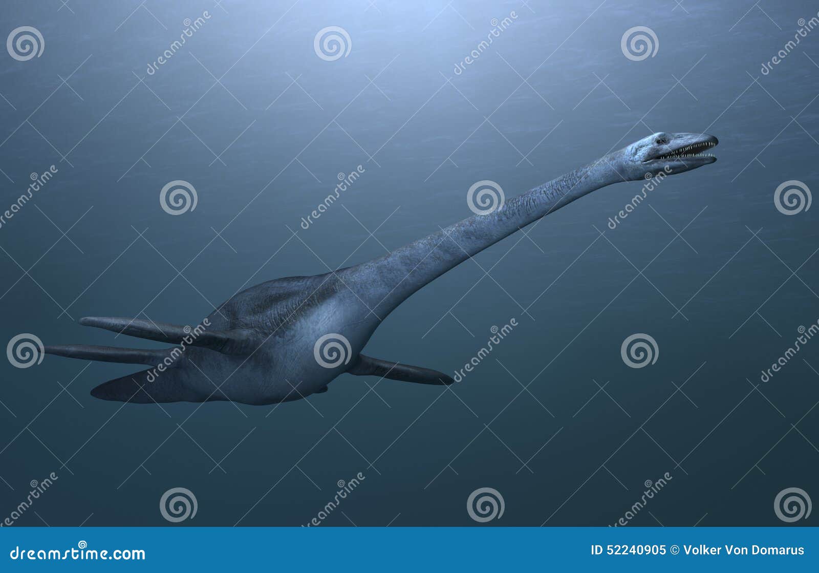 Elasmosaurus stock illustration. Illustration of model - 52240905