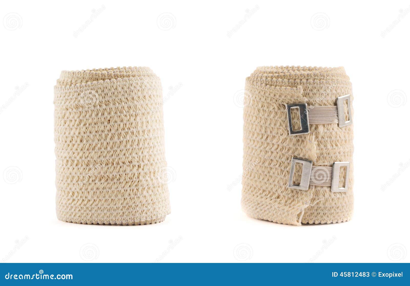 Elastic ACE Compression Bandage Warp Stock Image - Image of cloth, harm ...
