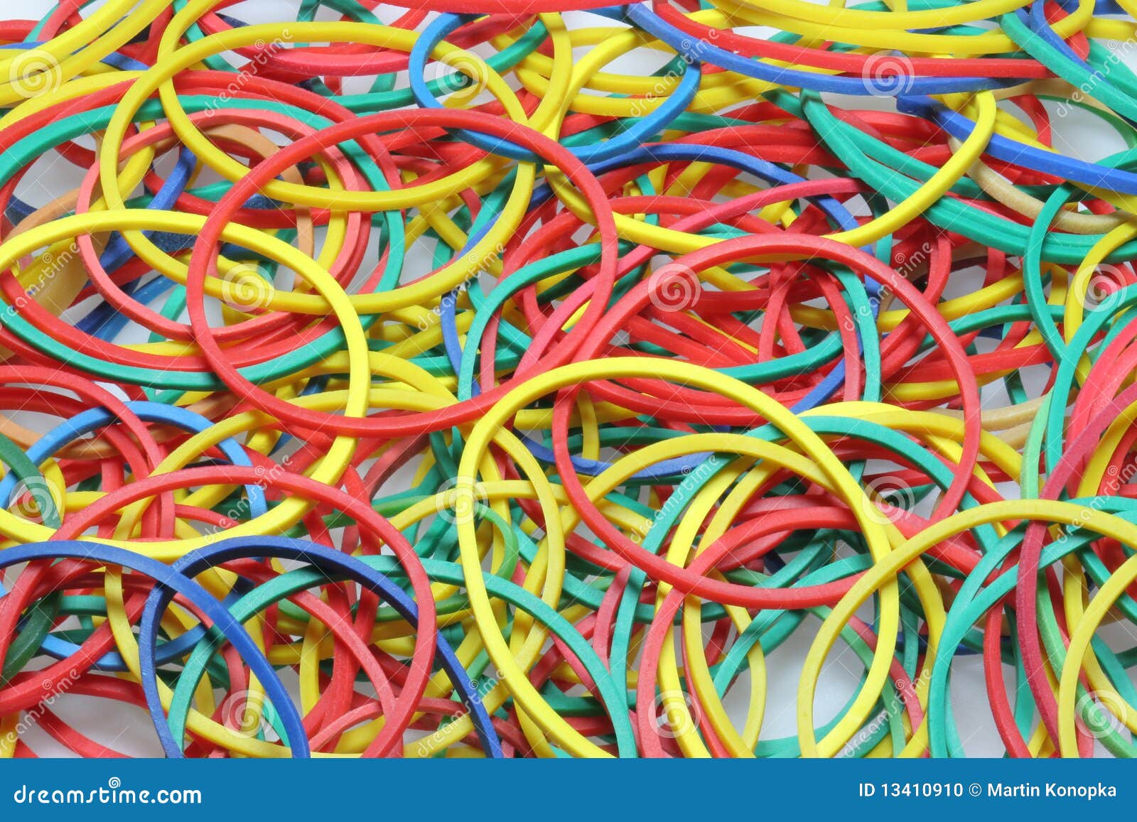 Elastic bands stock photo. Image of rings, blue, elastic - 13410910