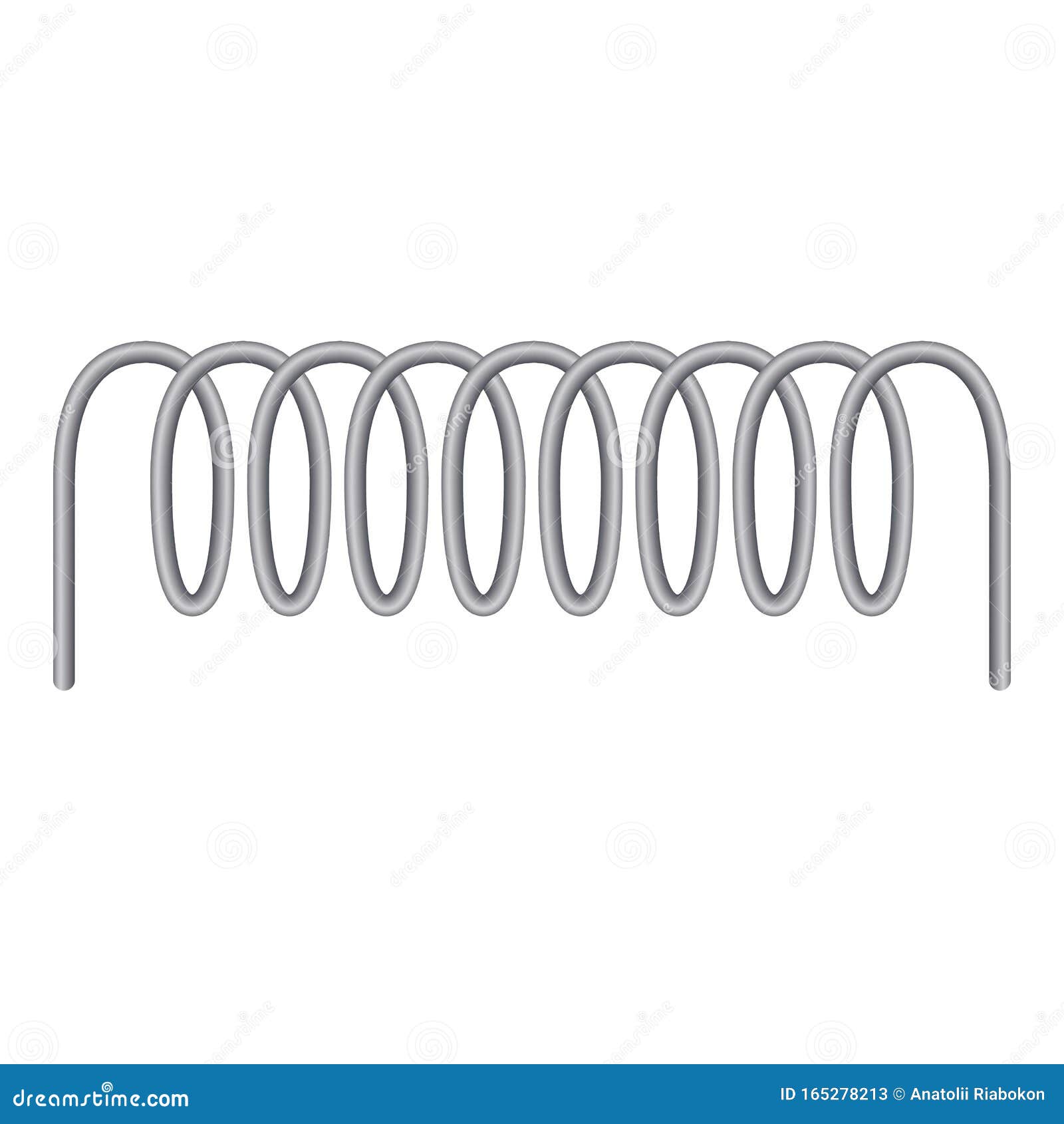Elastic Coil Icon, Cartoon Style Stock Vector - Illustration of elastic ...