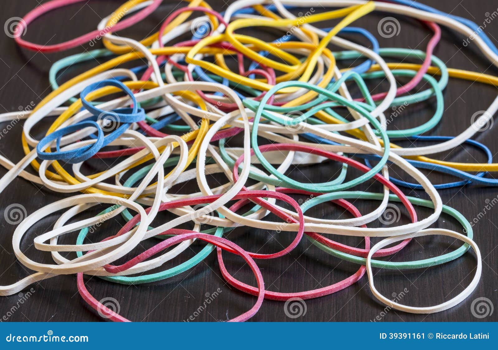 Elastic stock image. Image of pink, table, office, blue - 39391161