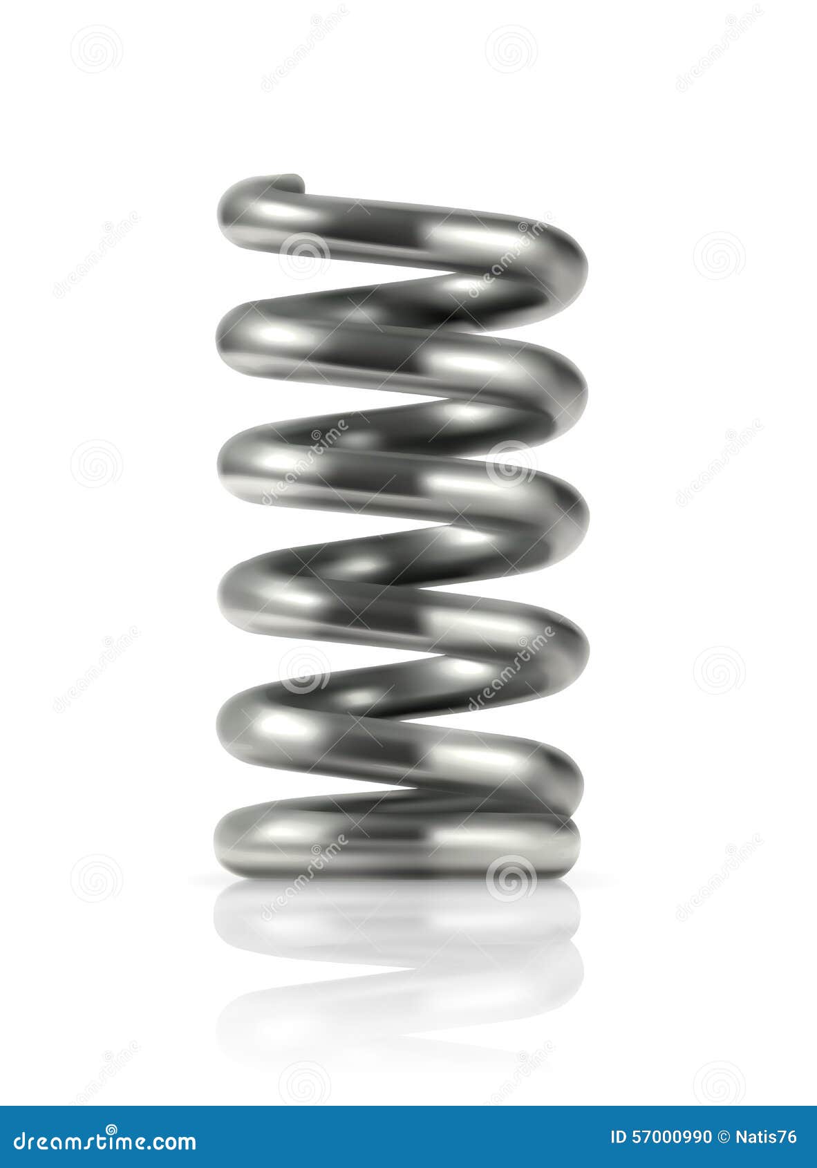 Elastic Metal Spring, Vector Icon Stock Vector - Illustration of ...