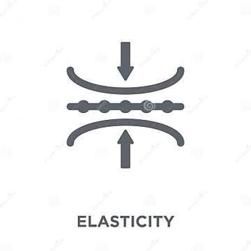 Elasticity Icon from Elasticity Collection. Stock Vector - Illustration ...