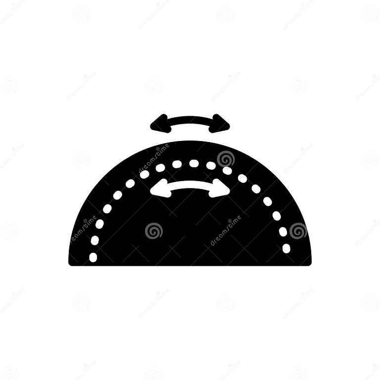 Black Solid Icon for Elasticity, Flexibility and Ductility Stock Vector ...