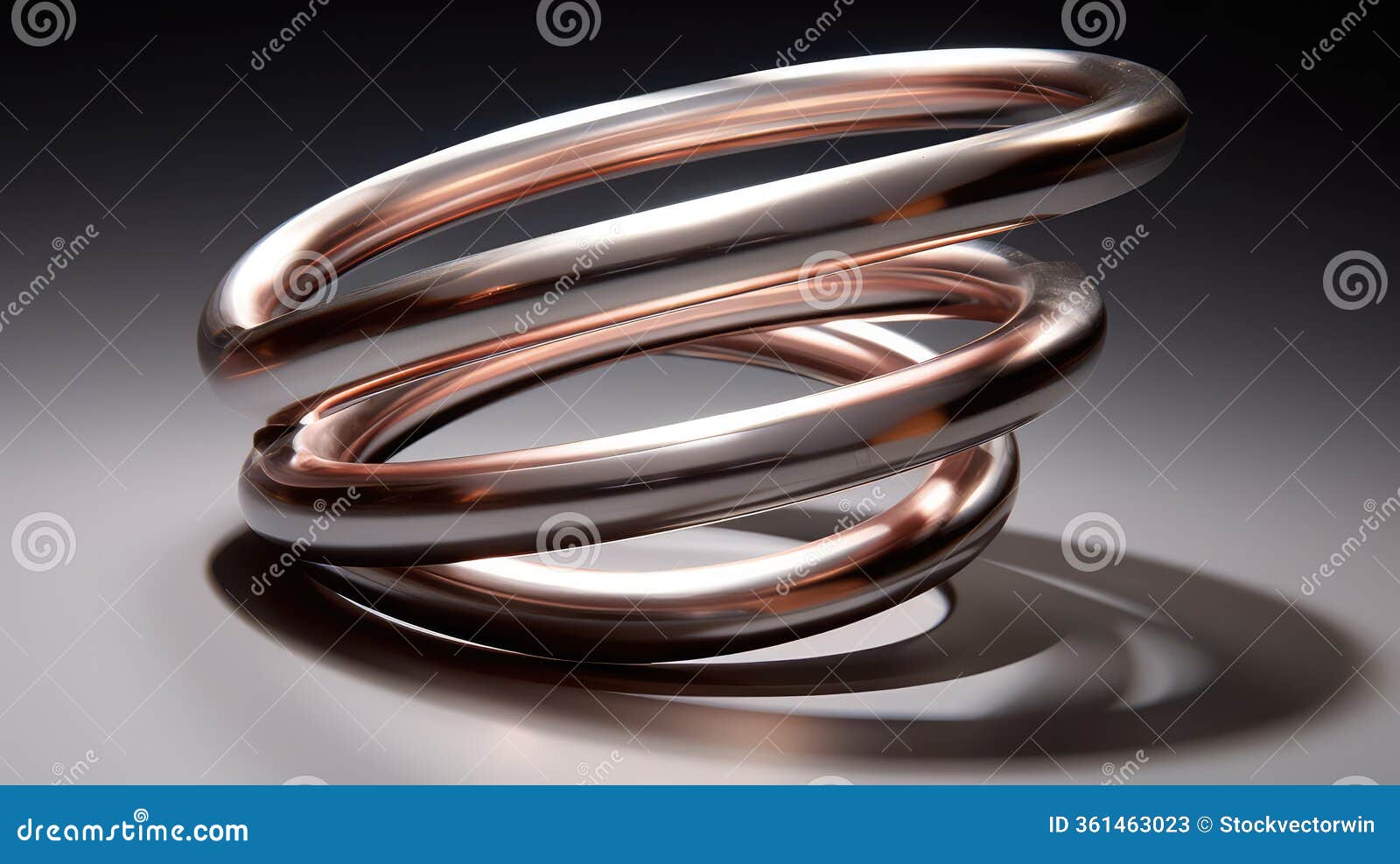 Elasticity metal spring stock illustration. Illustration of metal ...