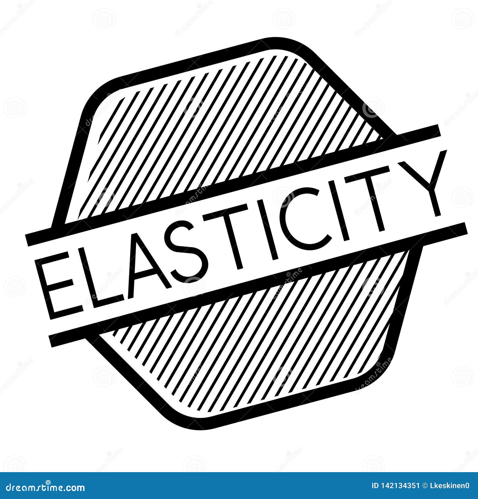 Elasticity Flat Line Icon. Vector Outline Illustration Of Flexible ...