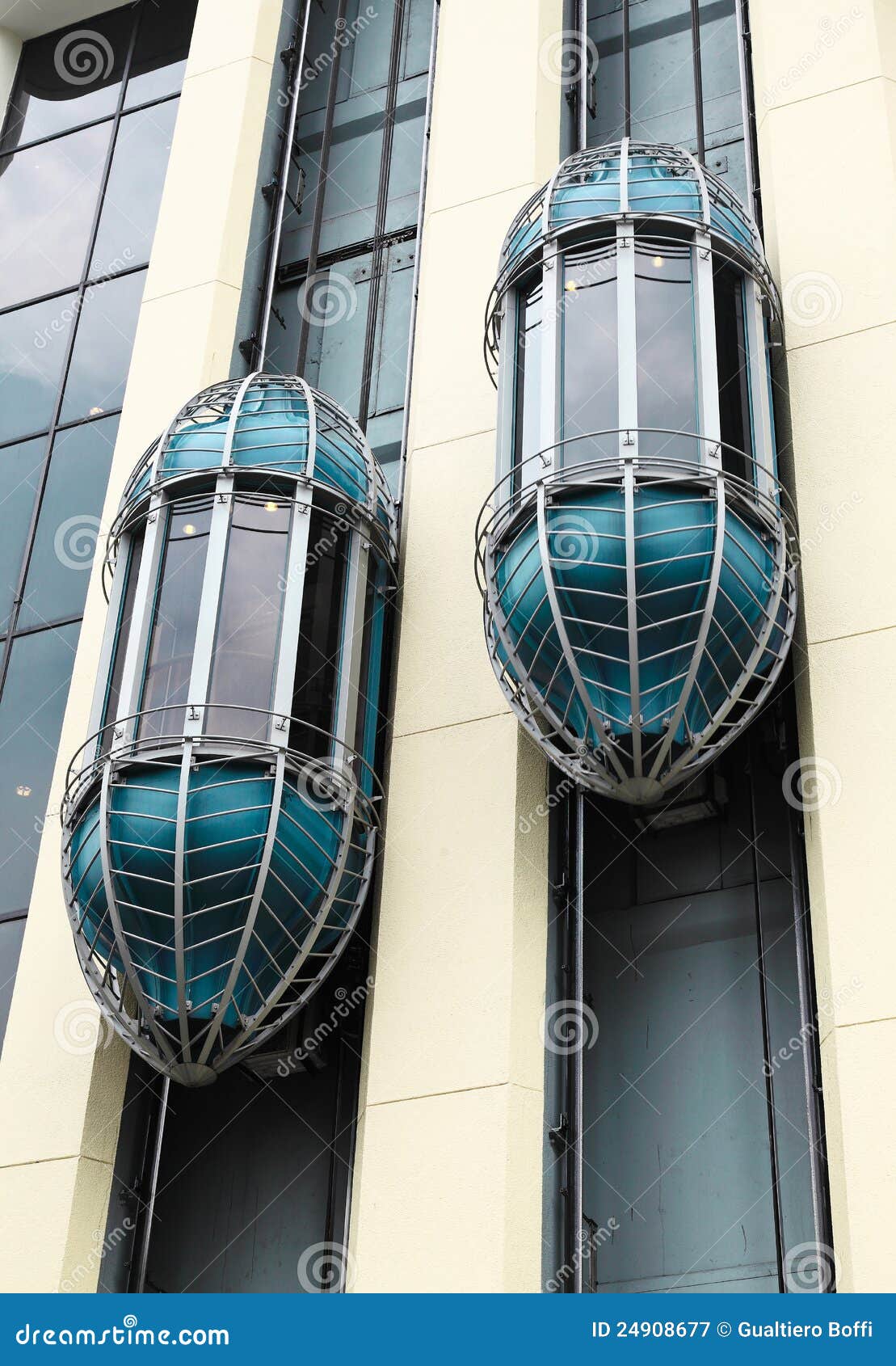 Elavator stock image. Image of structure, glass, house - 24908677