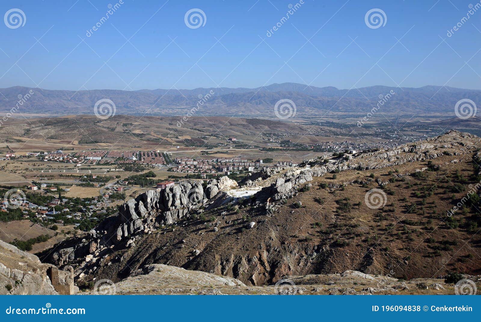 Elazig Plain and Elazig City Stock Photo - Image of middle, lowland ...