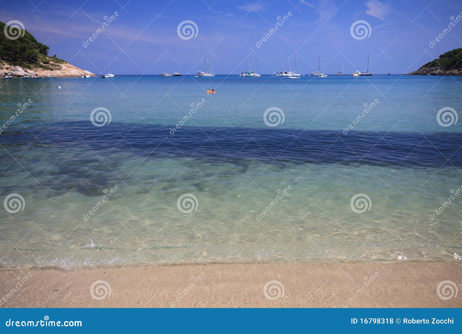 Elba sea stock photo. Image of vacation, creek, tuscany - 16798318
