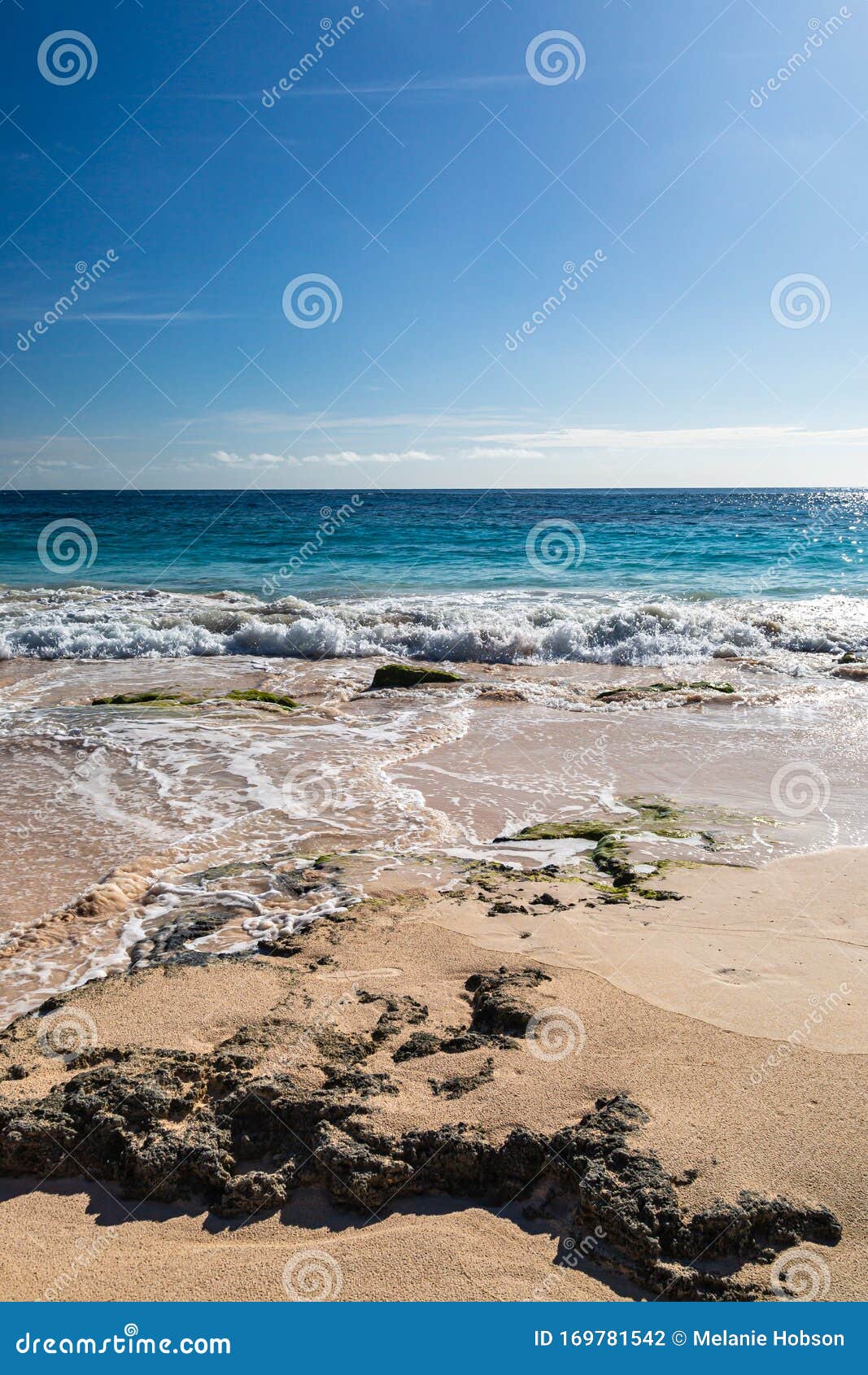 Elbow Beach, Bermuda stock photo. Image of scenery, rocks - 169781542