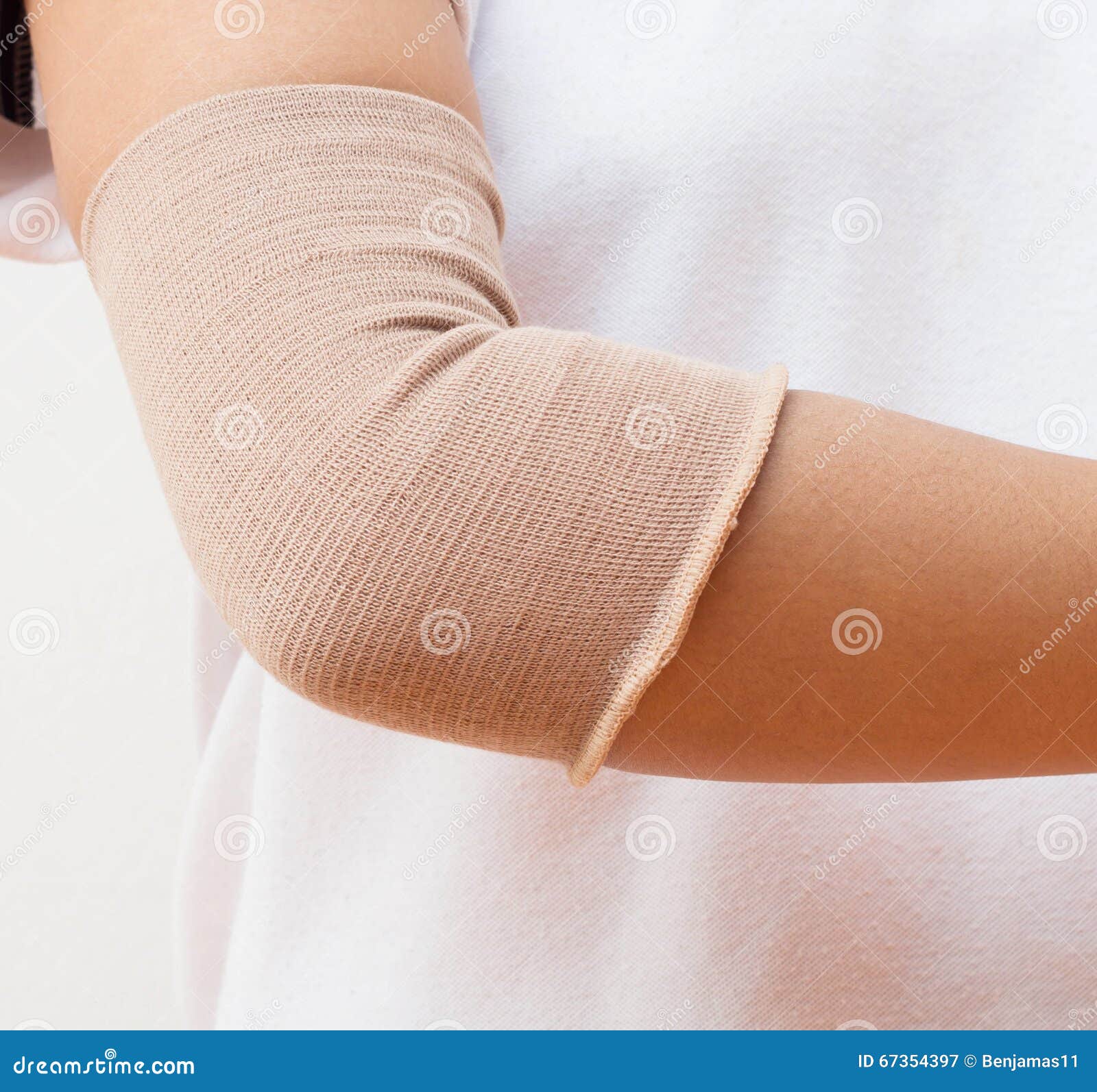 Elbow injuries. stock image. Image of bind, hand, fracture - 67354397