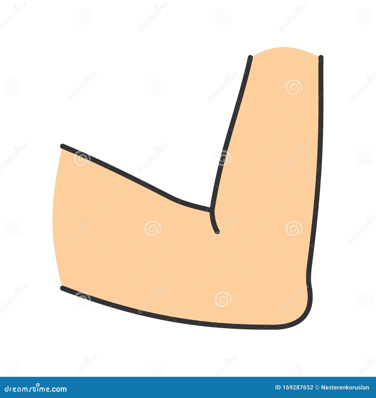 Elbow Joint Cartoon Vector | CartoonDealer.com #23685317