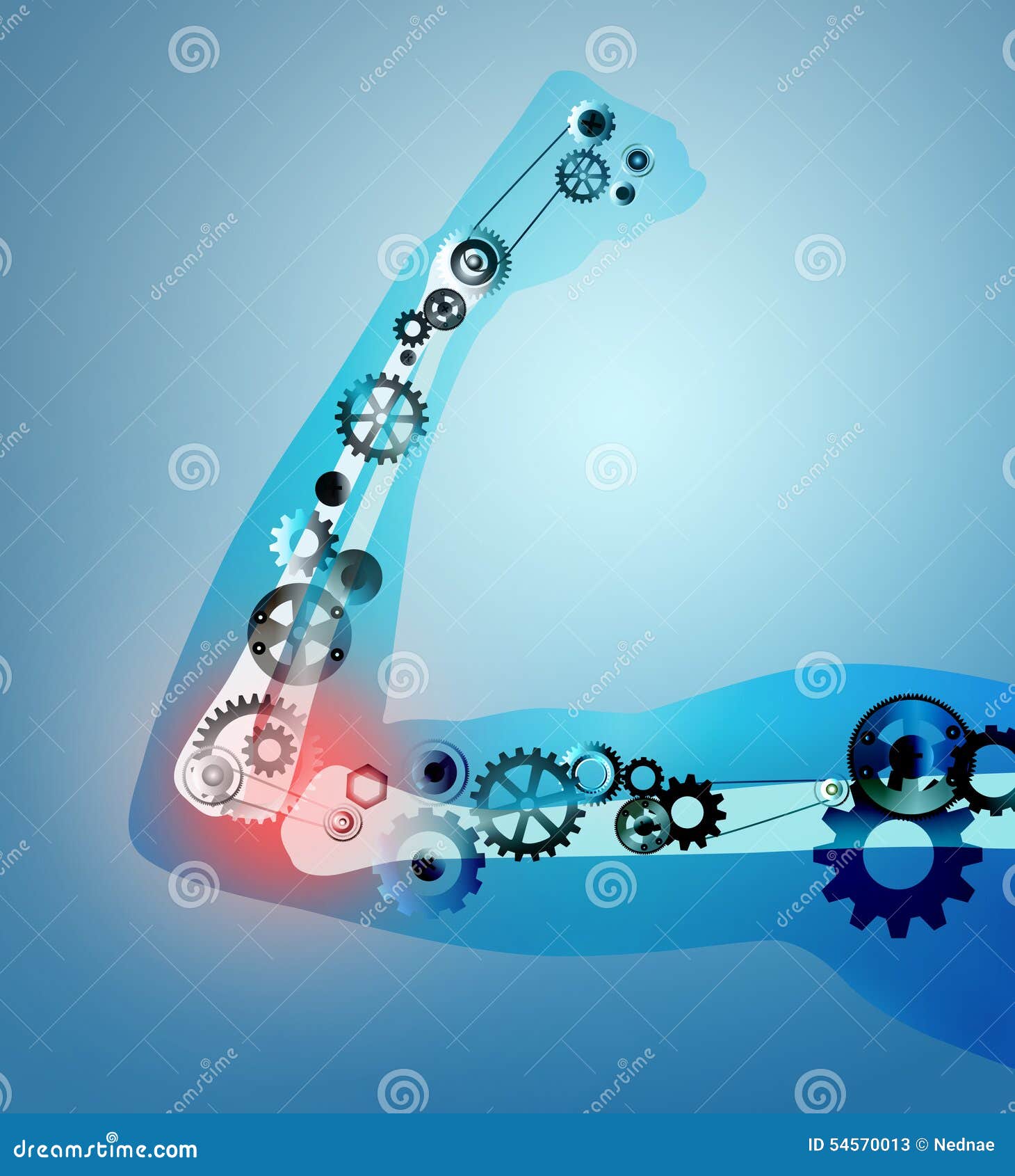 Elbow Pain Reduction RGB Color Icon Cartoon Vector | CartoonDealer.com ...