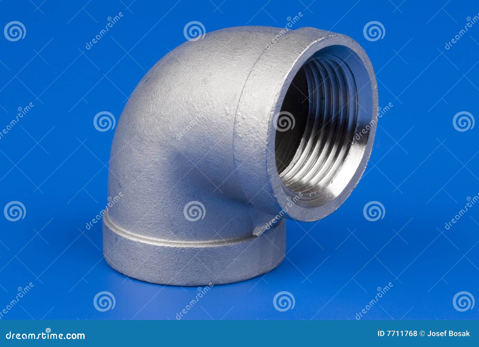 Elbow-pipe stock photo. Image of supply, plumbing, shiny - 7711768