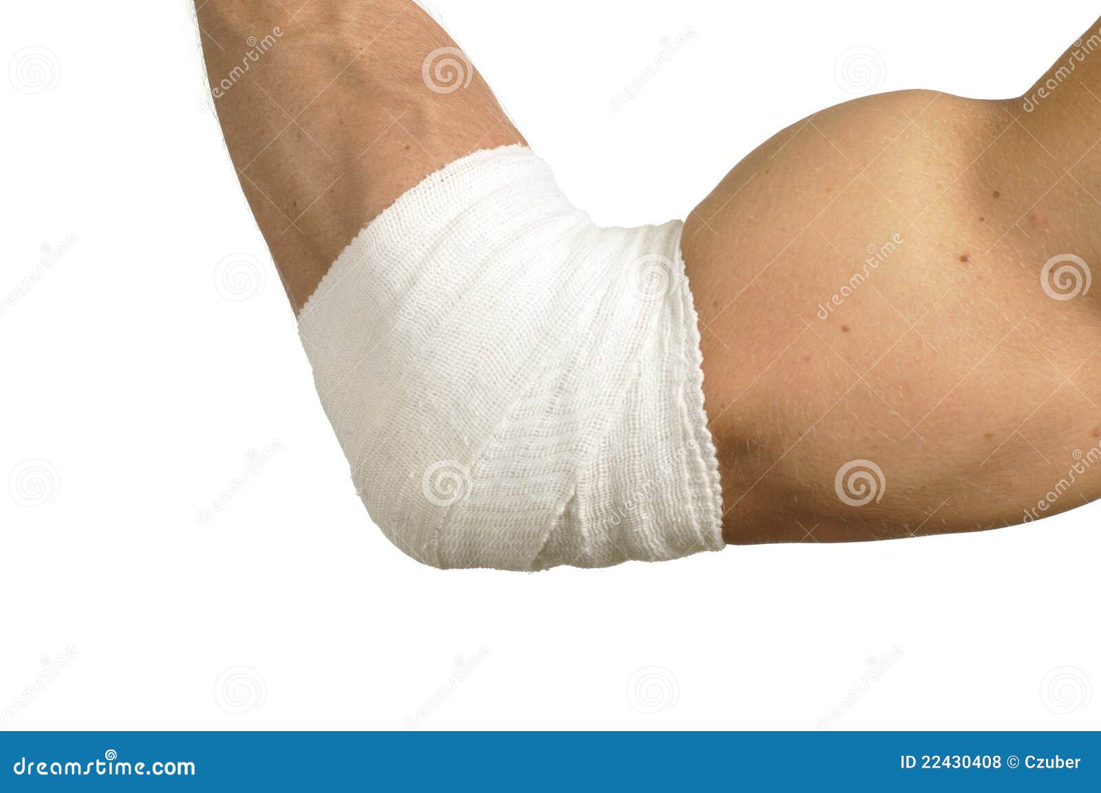 Elbow wrap stock photo. Image of muscle, pain, strong - 22430408
