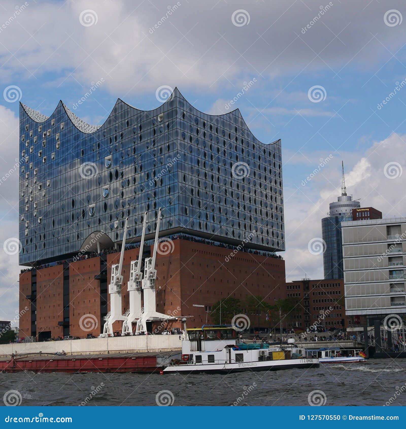 Elbphilharmonie editorial image. Image of bigger, river - 127570550