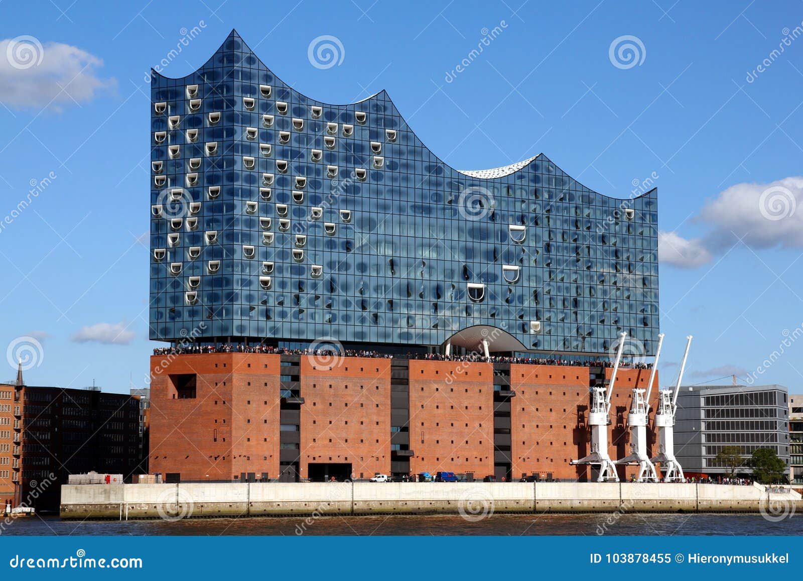Elbphilharmonie Hamburgo imagen editorial. Imagen de alemania - 103878455
