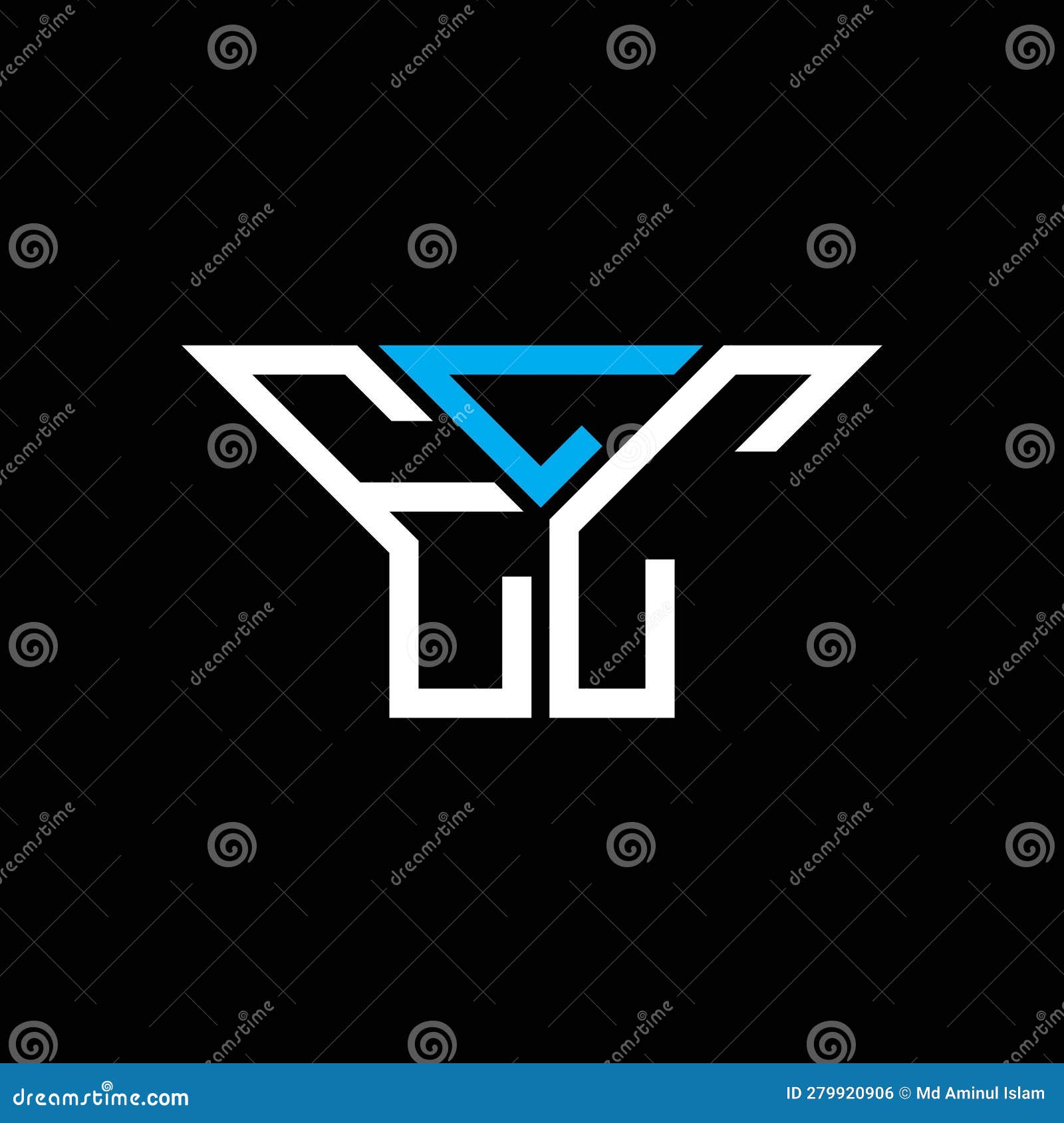 ELC Letter Logo Creative Design with Vector Graphic, ELC Stock ...