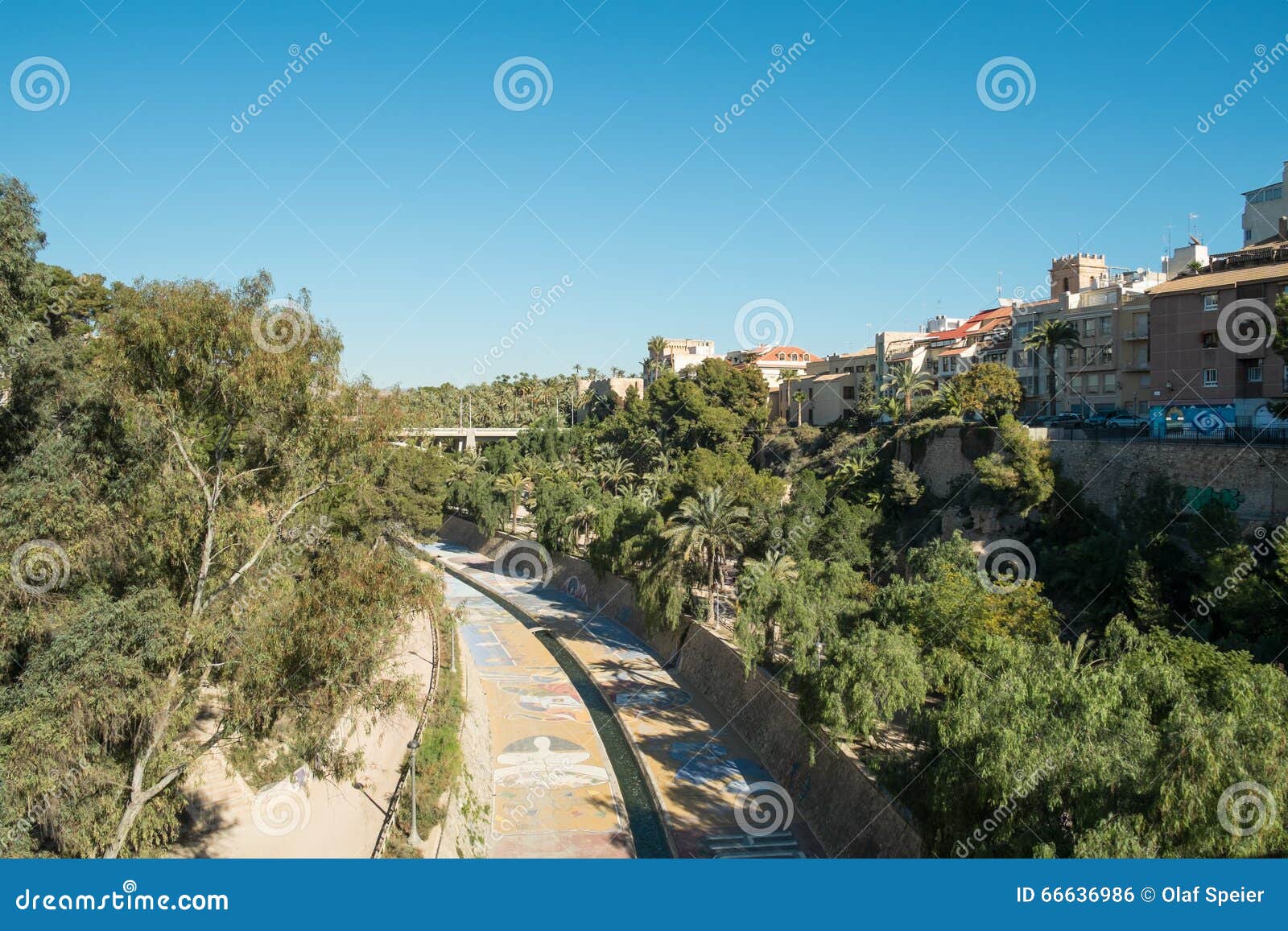 Elche stock photo. Image of fortress, horizontal, landmark - 66636986