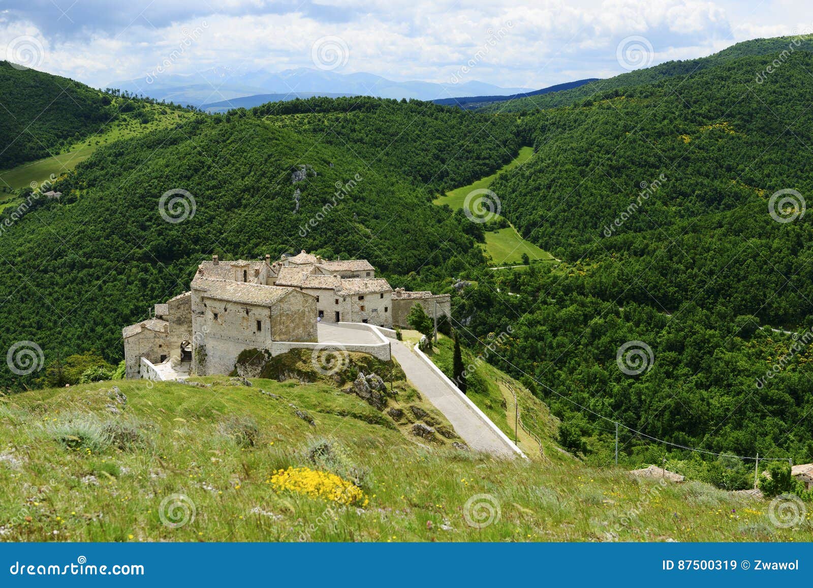 Elcito in Italy stock image. Image of nature, religious - 87500319