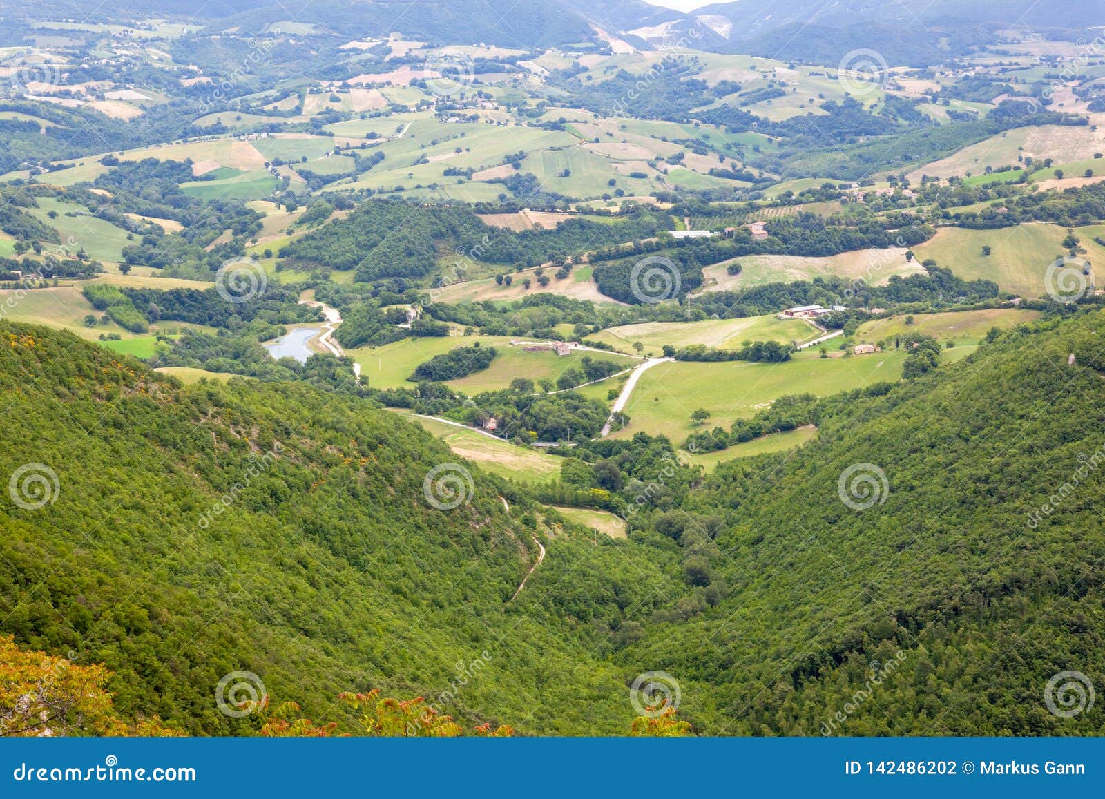 Elcito in Italy Marche stock photo. Image of landscape - 142486202