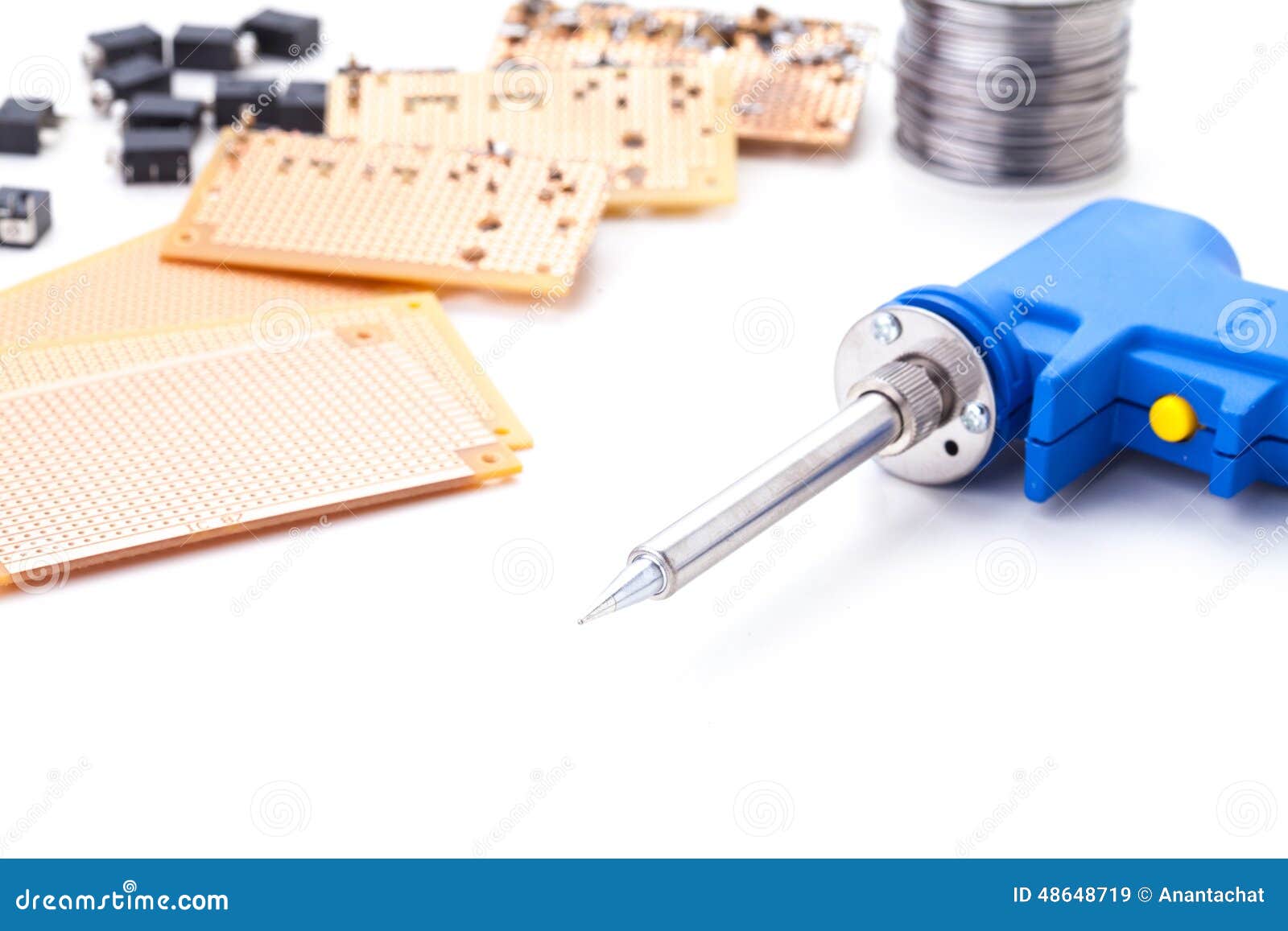 Elctronic component stock image. Image of fusion, service - 48648719