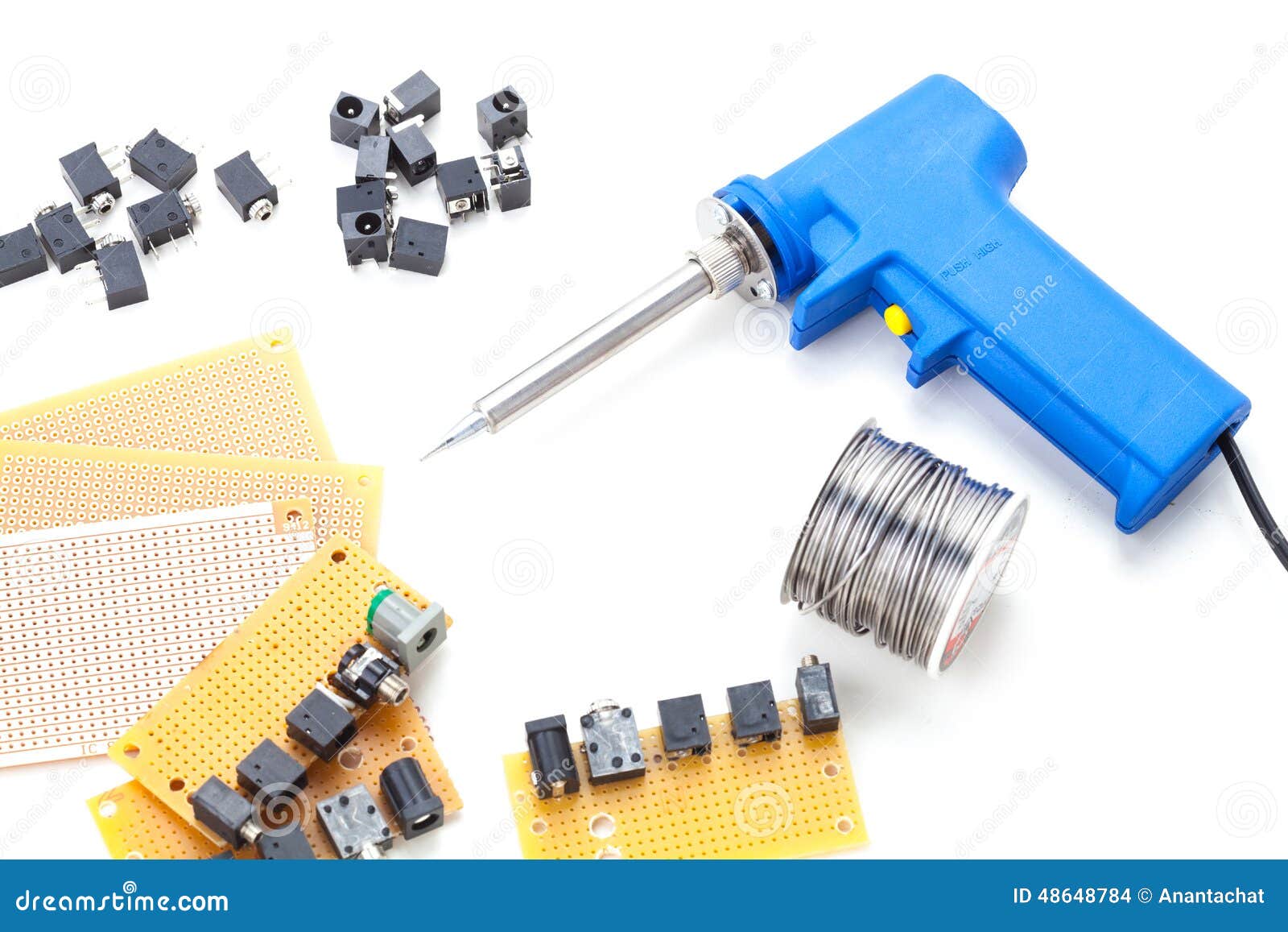 Elctronic component stock photo. Image of single, closeup - 48648784