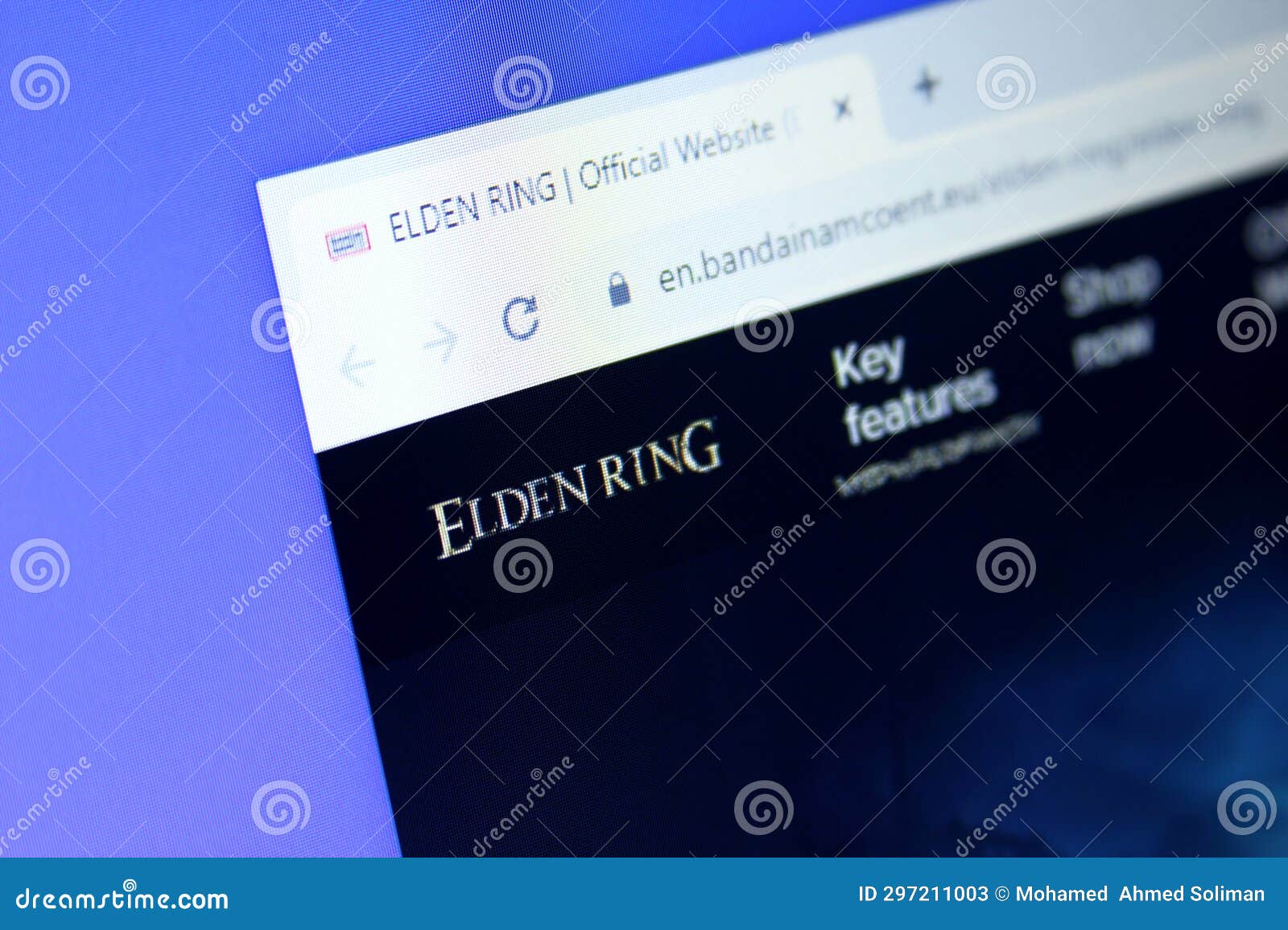 Elden Ring logo editorial stock photo. Image of developer - 297211003