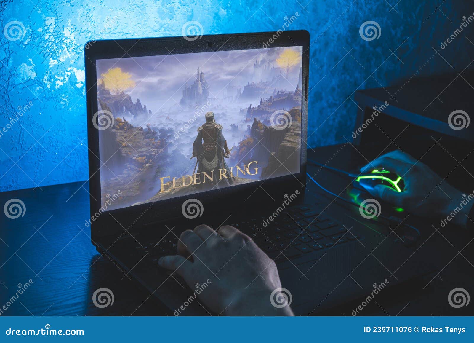 View Of Gaming PC With Rgb Led Lights, Powerful High End Personal ...