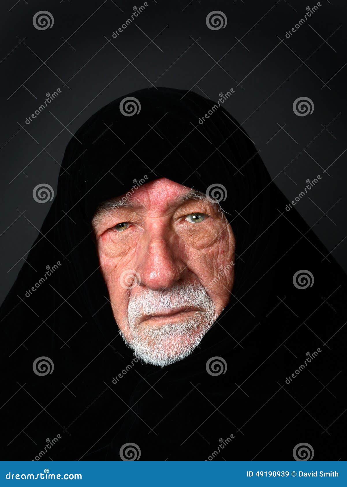 Elder Arab Sheik with a Somber Expression Stock Image - Image of emir ...
