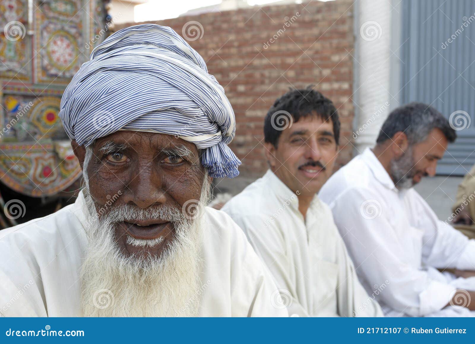 Elder man in Pakistan editorial photography. Image of friends - 21712107