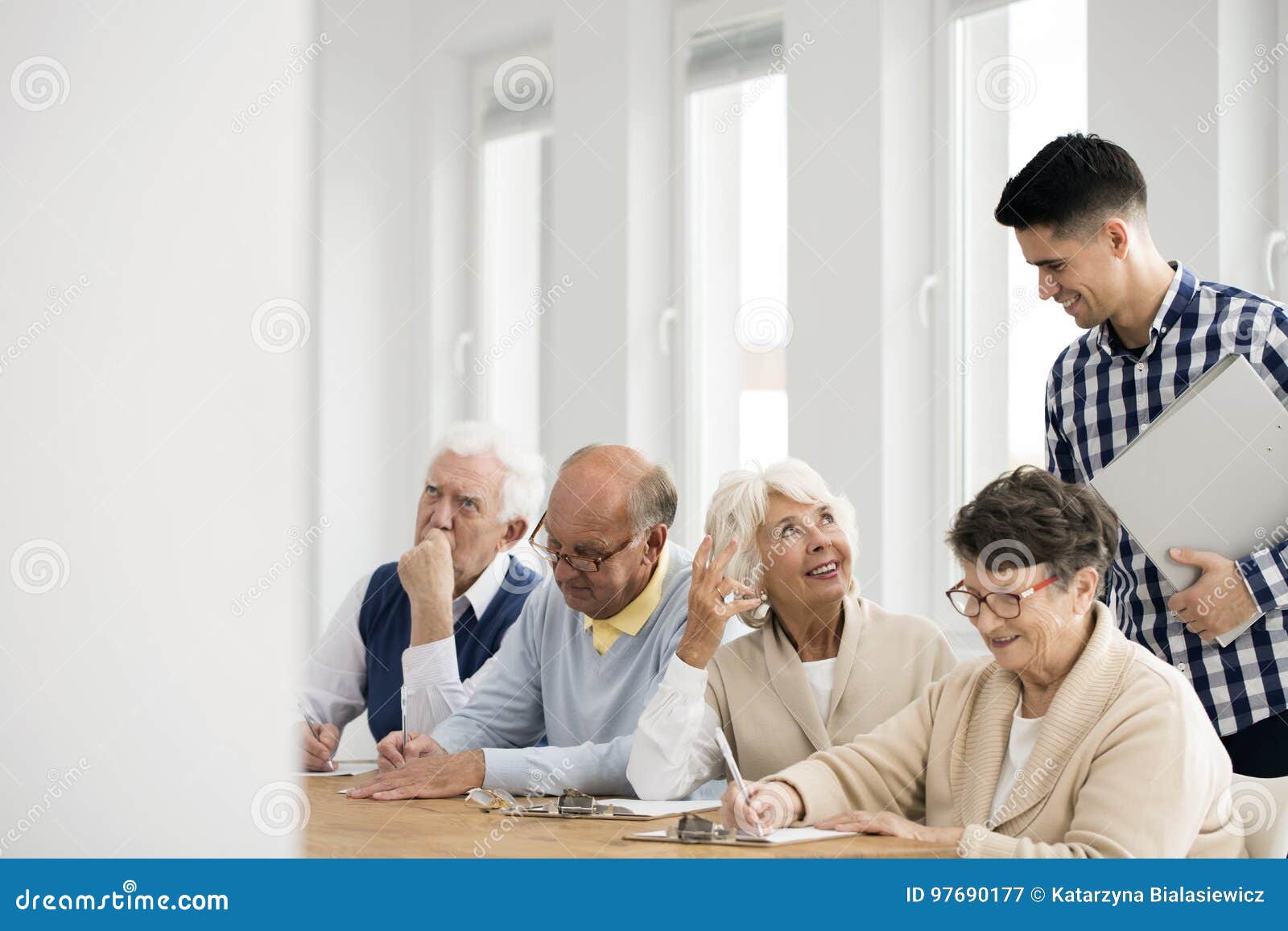 Woman asking for help stock image. Image of exam, people - 97690177