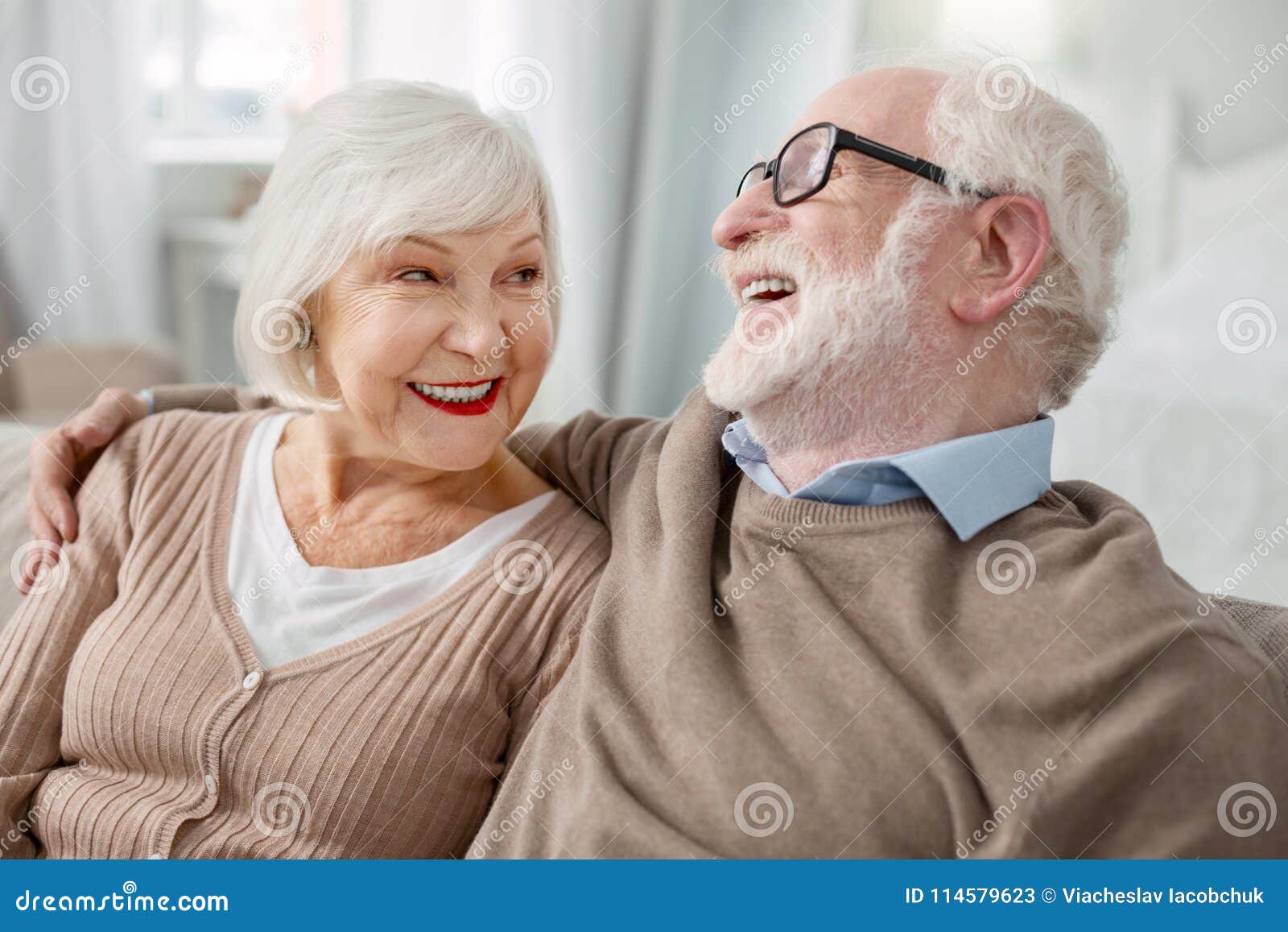 Cheerful Elderly Man Hugging His Wife Stock Image - Image of marriage ... Cheerful Elderly Man Hugging His Wife Stock Image - Image of marriage ...