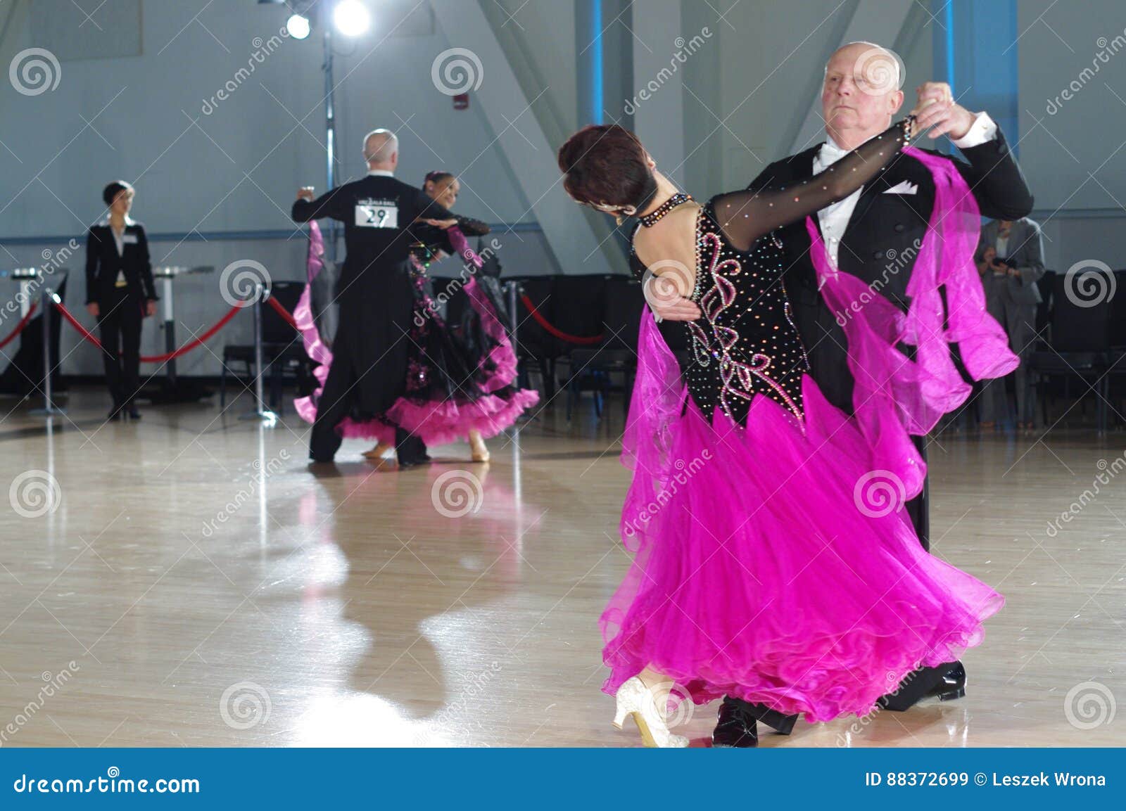 Elderly Couple Ar Balroom Competition Editorial Stock Image - Image of ...