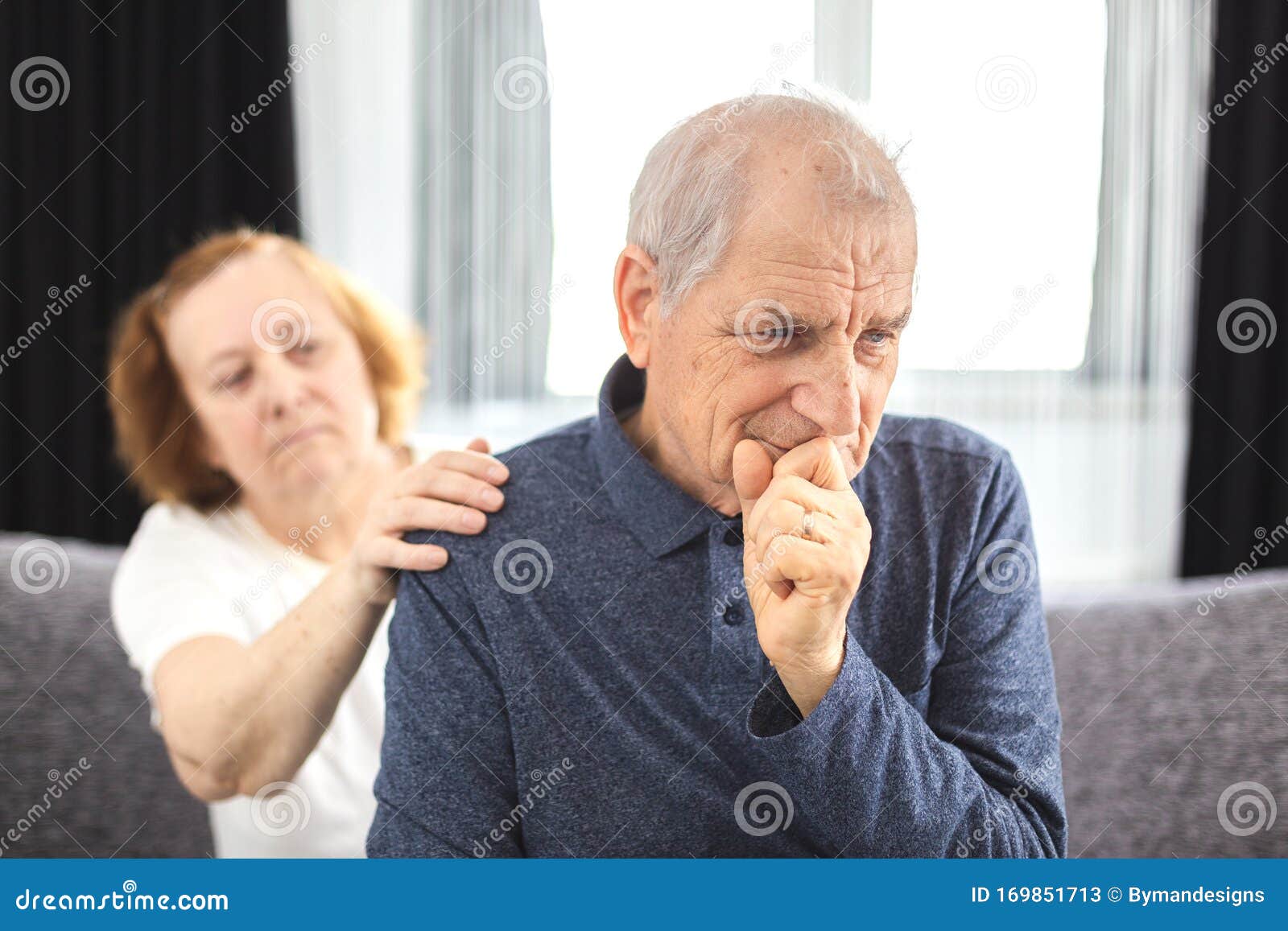 Elderly Couple Having Communication Problems, Couple Conflict, Problems ...
