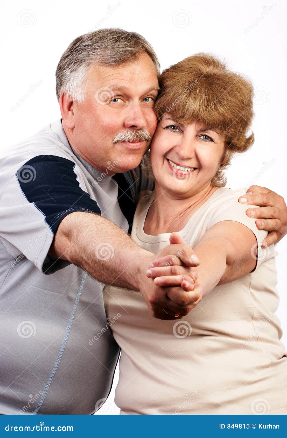 Elderly couple smiling. stock image. Image of casual, adults - 849815
