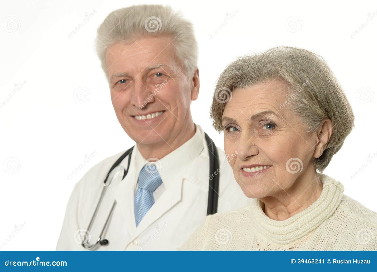 Elderly Doctor with a Patient Stock Image - Image of adult, people ...