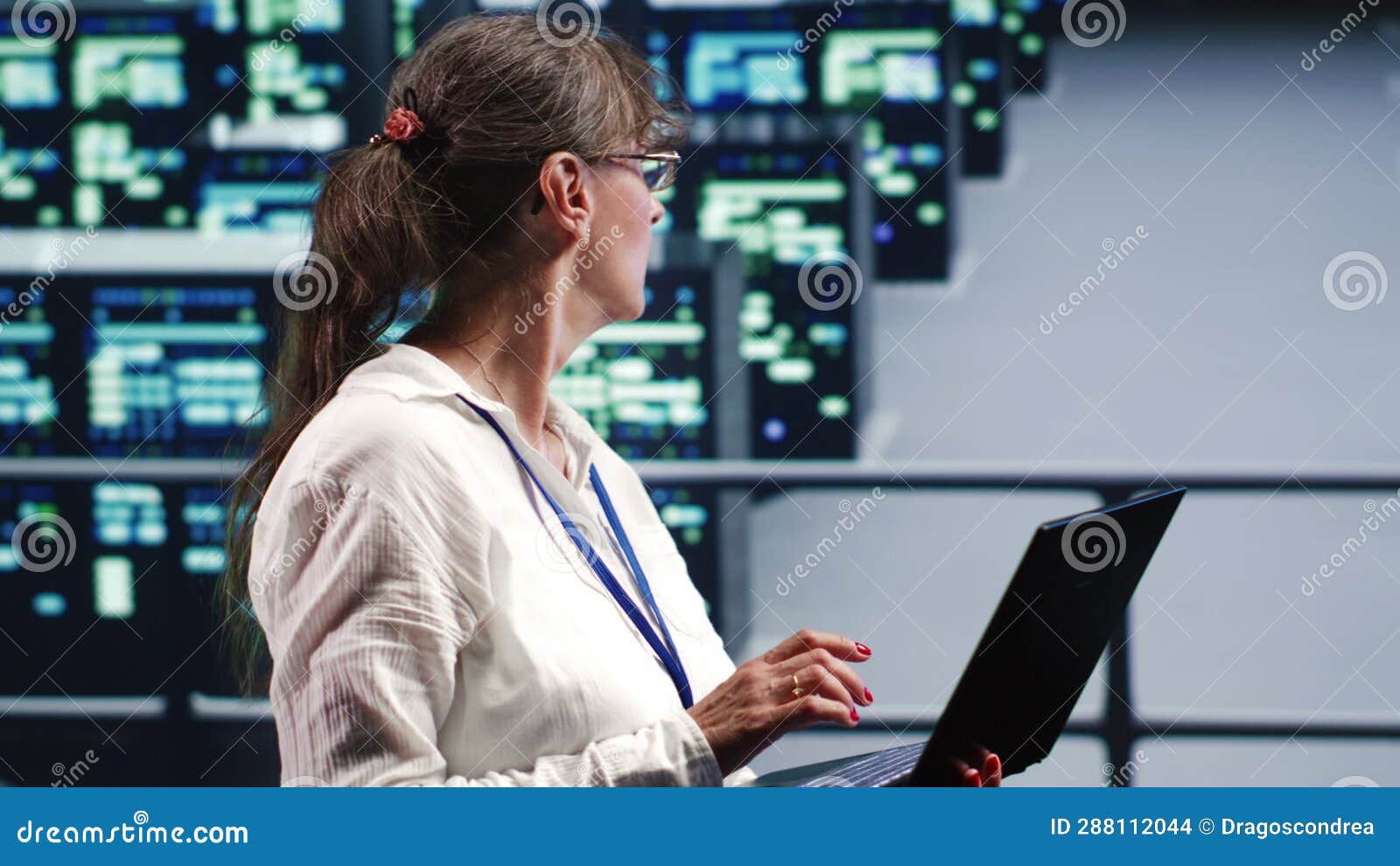Engineer Doing Regular Server Upgrades Stock Footage - Video of software, proficient: 288112044