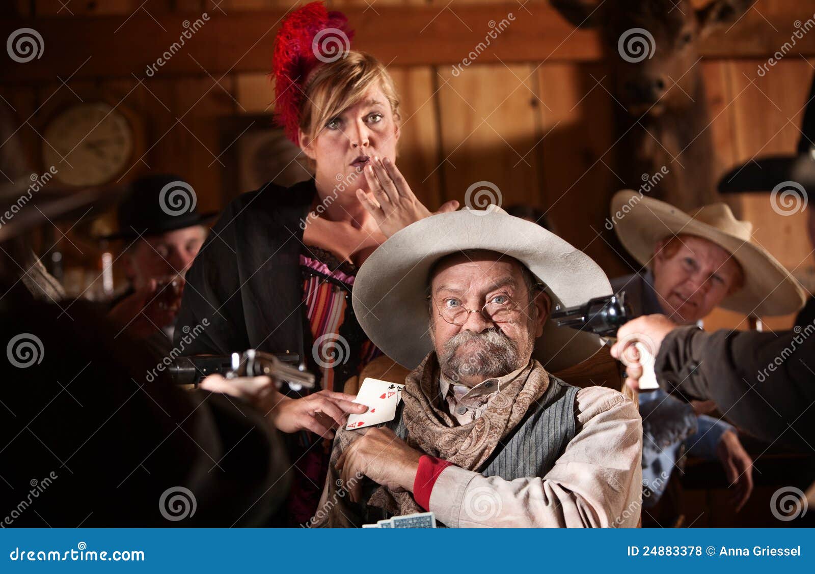 Elderly Gambler and Girlfriend Cheating Stock Photo - Image of partners ...